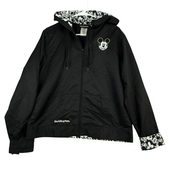 Disney | Jackets & Coats | Disney Parks Jacket Womens Large Mickey ...